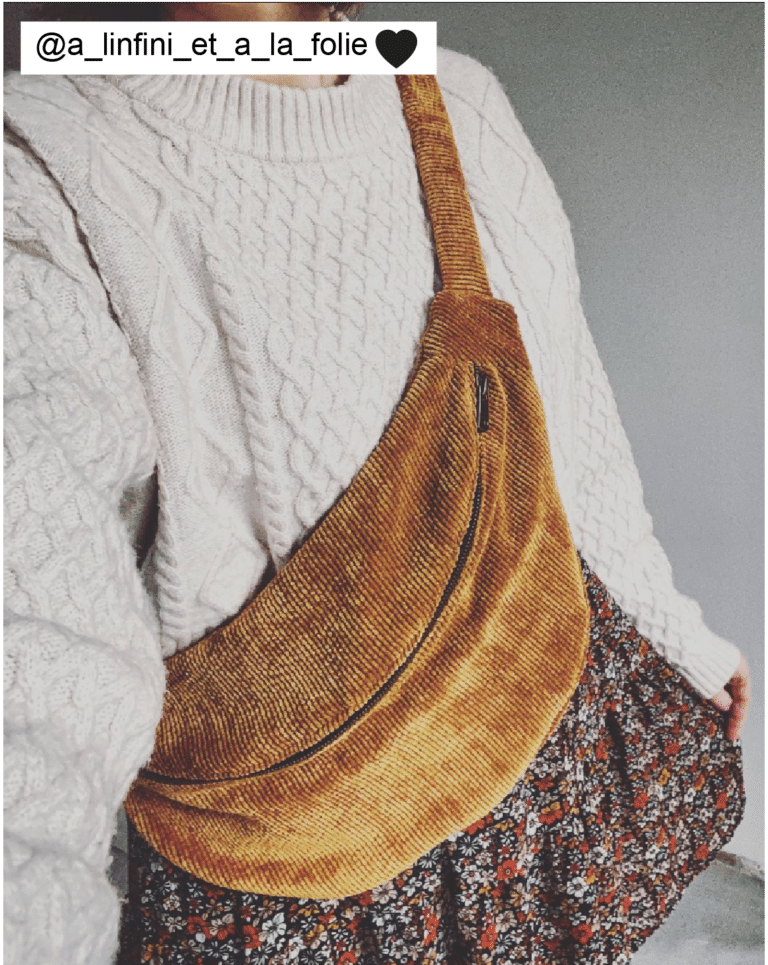 Patron de couture – Sac banane XL – Paris / Normandie Couture